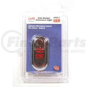 47012 by GROTE - CLR/MKR LAMP,2.5",OVAL,RED,SUPERNOVALED