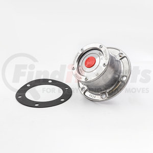 343-4024 by STEMCO - 6-Hole Front Hubcap with Side Plug