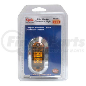 47012 by GROTE - 2 1/2" Oval LED Clearance / Marker Light - Red