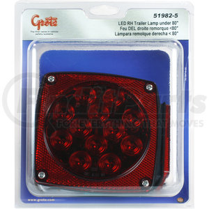 51992 by GROTE - Submersible LED Trailer Lighting Kit - Popular Square ...