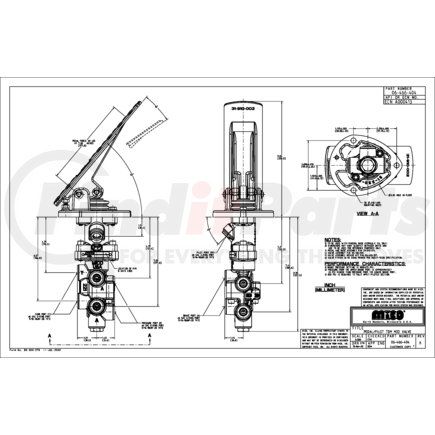 06-466-404 by MICO - PEDAL/PILOT TDM MOD VALVE (Please allow 7 days for ...