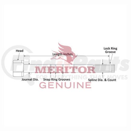 2210C8323 by MERITOR - Camshaft