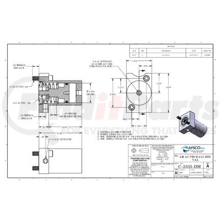 C-3535-DM by APSCO - AIR ACT FOR