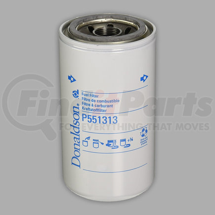 P551313 by DONALDSON - Fuel Filter, Spin-On, Secondary