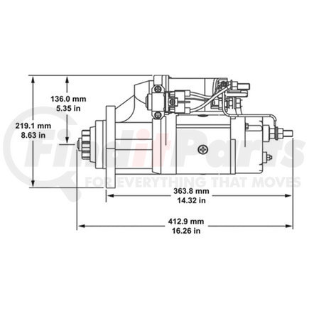 Delco Remy 8200468 Starter Motor + Cross Reference | FinditParts