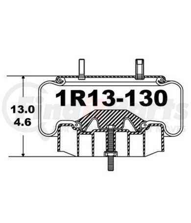 Continental AG 1R13-130 Suspension Air Spring Kit + Cross Reference ...
