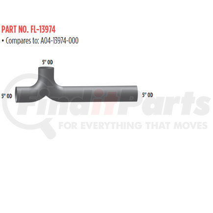 Grand Rock FL-13974 - REPL A04-13974-000 Y-PIPE | FinditParts