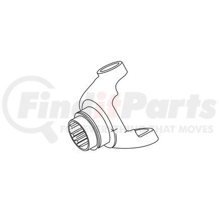 FUL-5505545 by FREIGHTLINER - Manual Transmission Yoke - Steel, 2.79 in ...