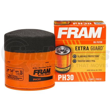 FRAM PH30 Engine Oil Filter + Cross Reference | FinditParts