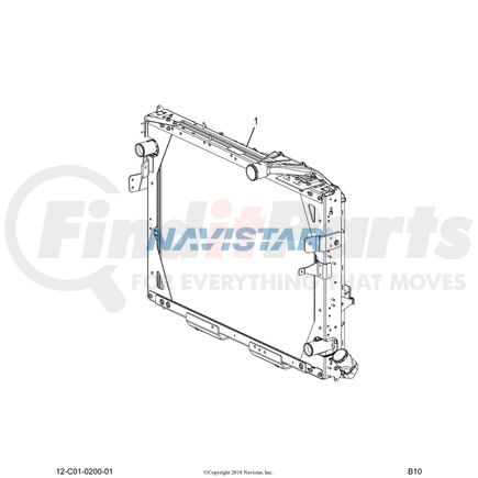 International 2591773C91 - KT RPR,KIT RAD TOP/BOTTOM CHNL | FinditParts
