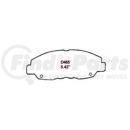 Wagner PD465 Brake Hydraulic Line + Cross Reference | FinditParts