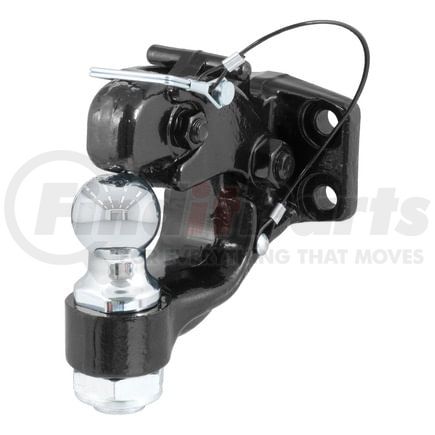 CURT Manufacturing 48180 Trailer Hitch Pintle Hook Mount + Cross ...