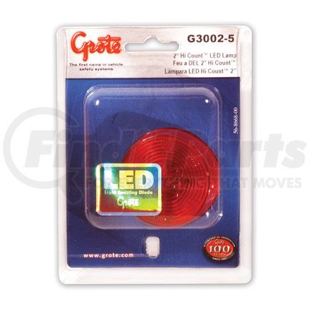 Grote G3002-5 Side Marker Light + Cross Reference | FinditParts
