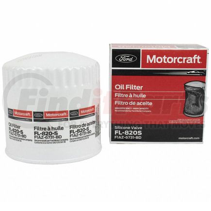 Motorcraft FL820S Engine Oil Filter + Cross Reference | FinditParts