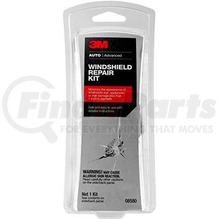 3M 08580 - 3M WINDSHIELD REPAIR KIT | FinditParts