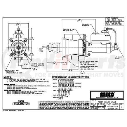 Hydraulic Power Brake Flow Control Valve Parts for Heavy Duty Trucks ...