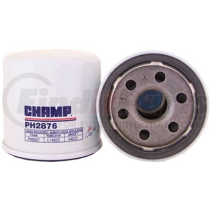 Champ Filters PH2876 Engine Oil Filter + Cross Reference | FinditParts