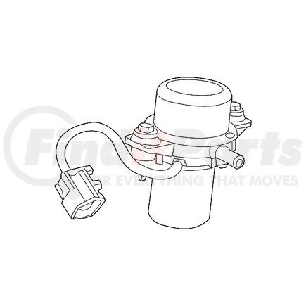 Mopar 5154322AB - Air Pump, without Bracket | FinditParts