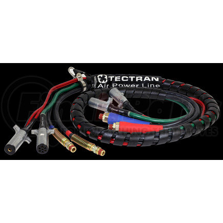 Tectran 169122 Air Brake Hose and Power Cable Assembly + Cross ...