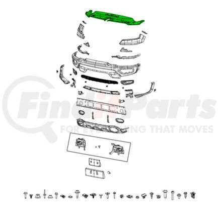 Mopar 53011461AA Radiator Support Panel | FinditParts