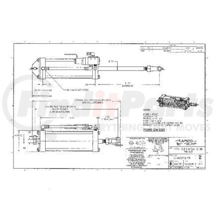 APSCO C-6059-E-PK Hydraulic Cylinder | FinditParts
