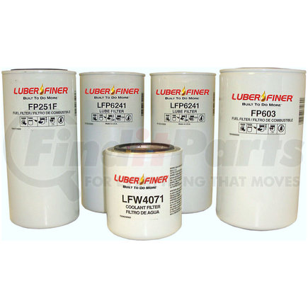 LK206I by LUBER-FINER - Oil Filter Kit