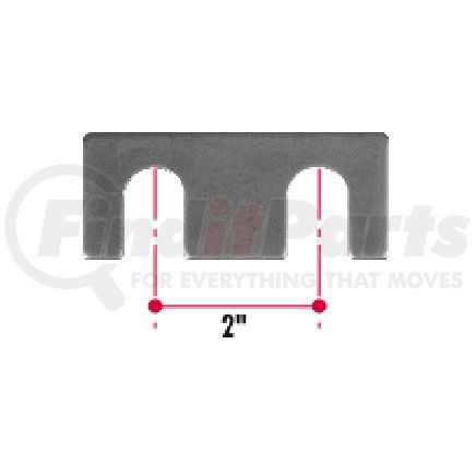 Triangle Suspension FL70 - Freightliner Adjusting Block Shim (1/8 ...