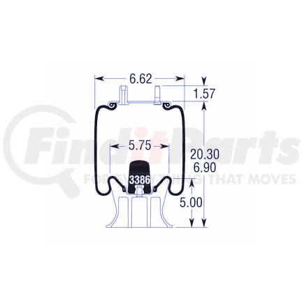 Firestone FS8979 - AIR SPRING + Cross Reference | FinditParts
