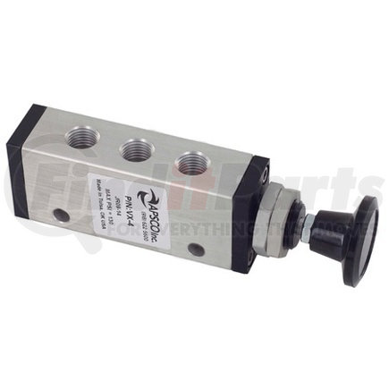 VX-4 by APSCO - 2-Position Push-Pull 4-Way valve / 5 port