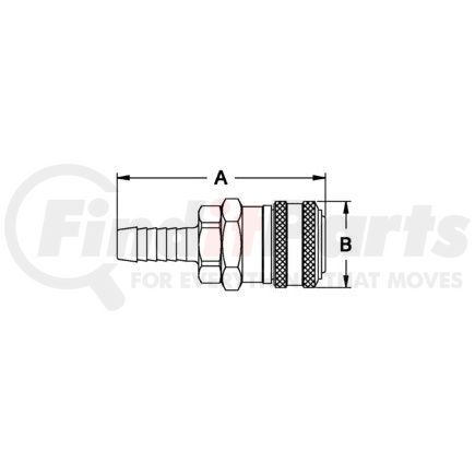 Weatherhead 3R22 - Hansen and Gromelle Quick Disconnect Coupling - One ...