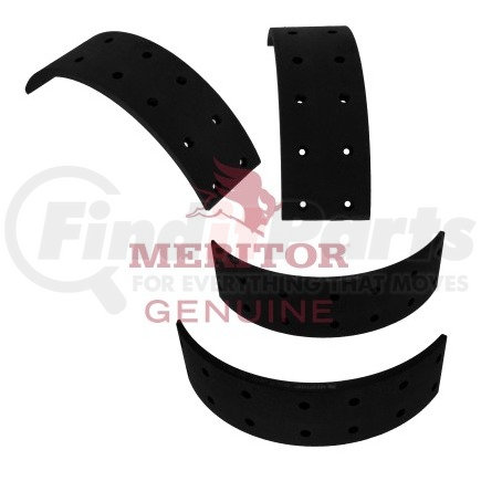 Meritor MA3121443TT Drum Brake Shoe Lining + Cross Reference | FinditParts