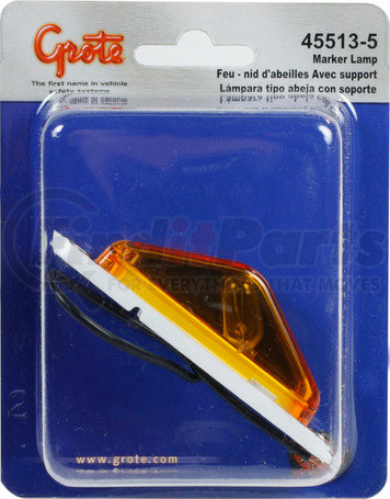 Grote 45513-5 - Clearance / Marker Light with Peak Lens - Blunt Cut ...