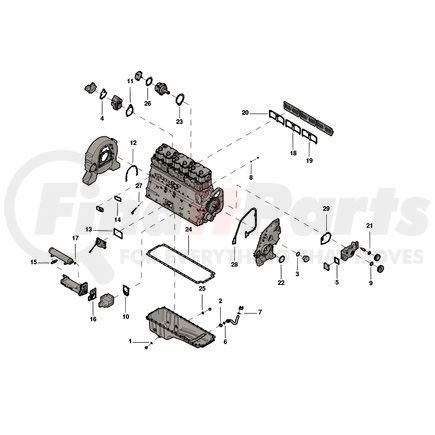 Cummins 4025068 Engine Gasket Set + Cross Reference | FinditParts