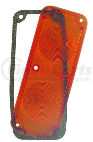 Cham-Cal 70605 - Open Road Replacement Amber Lens & Gasket Kit for ...