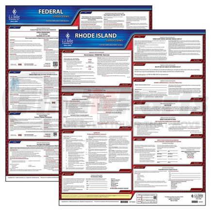 JJ Keller 44103 - 2021 Rhode Island & Federal Labor Law Posters - State ...