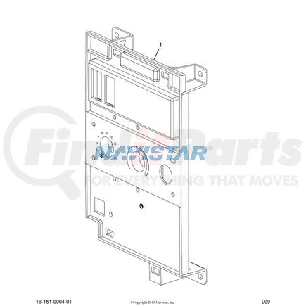 Navistar 3600595C4 - INTERNATIONAL PANEL CONTROL SWI | FinditParts