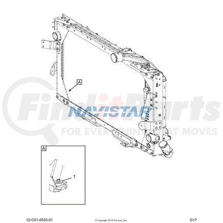 Navistar 2590841C91 - INTERNATIONAL KITRAD U SHAPED | FinditParts