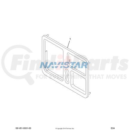 Navistar 2508859C1 Instrument Cluster Clip | FinditParts