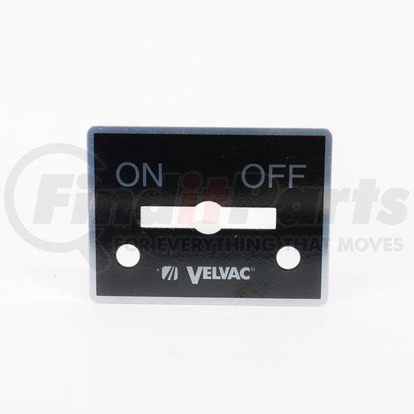032039 by VELVAC - Air Brake Flipper Valve Faceplate - Faceplate - On ...