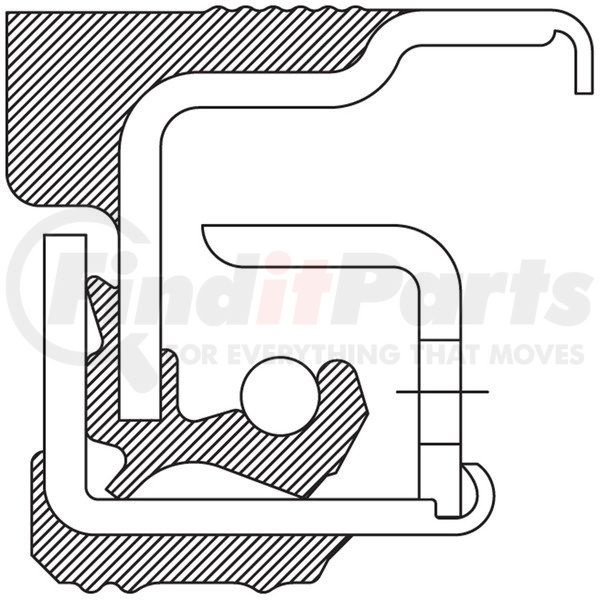 National Seals 370031A Wheel Seal + Cross Reference | FinditParts