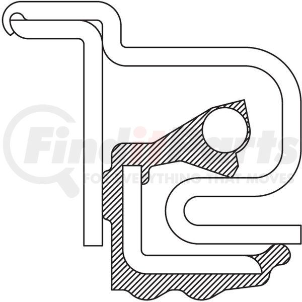 370048A by NATIONAL SEALS - Wheel Seal