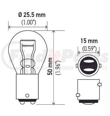 HELLA 7528 Turn Signal Light Bulb + Cross Reference | FinditParts
