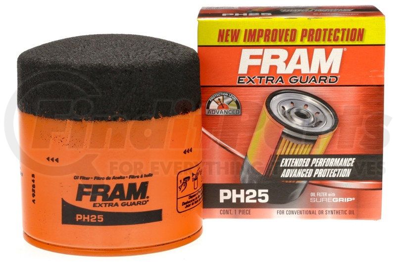 FRAM PH25 Engine Oil Filter + Cross Reference | FinditParts
