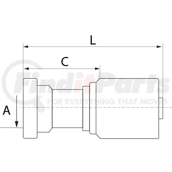 Continental AG 29320-1212 - Fitting, Ultra-Crimp, 1-pc | FinditParts