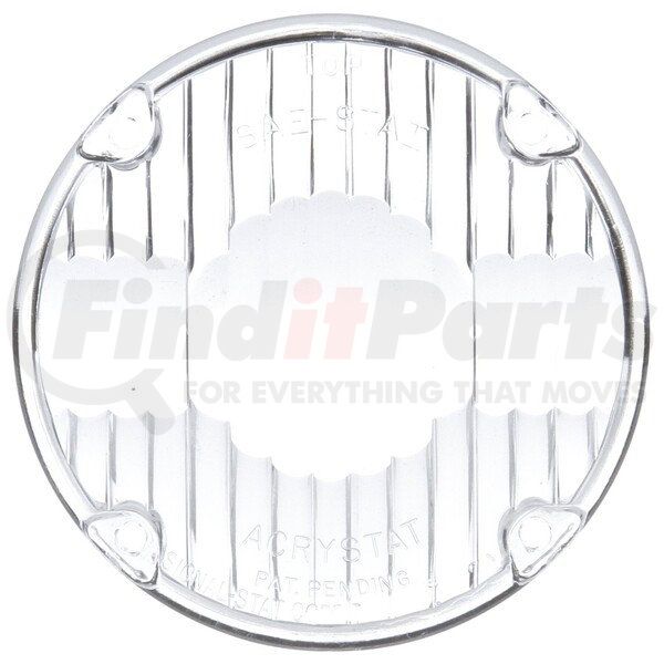9015W by TRUCK-LITE - Signal-Stat Replacement Lens - Round, Clear ...