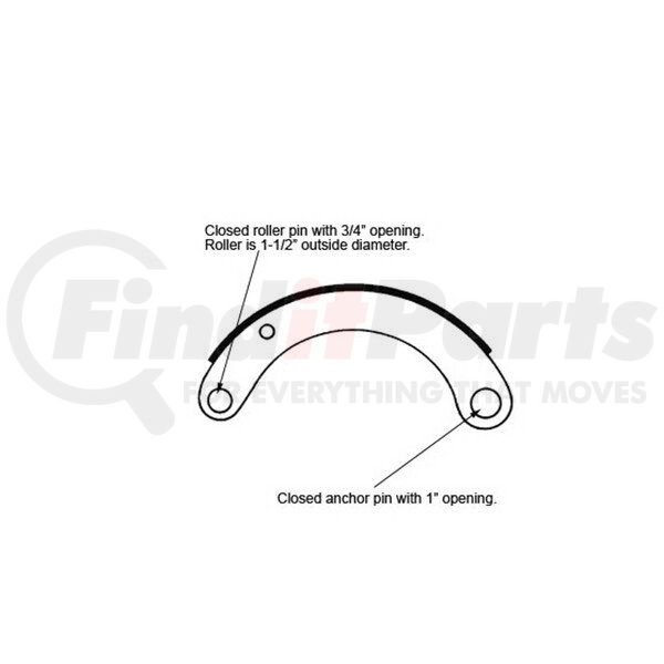 Haldex GG4591SFTJ Drum Brake Shoe Kit + Cross Reference | FinditParts