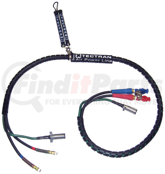 Tectran LK-APL15T Air Brake Hose and Power Cable Assembly + Cross ...
