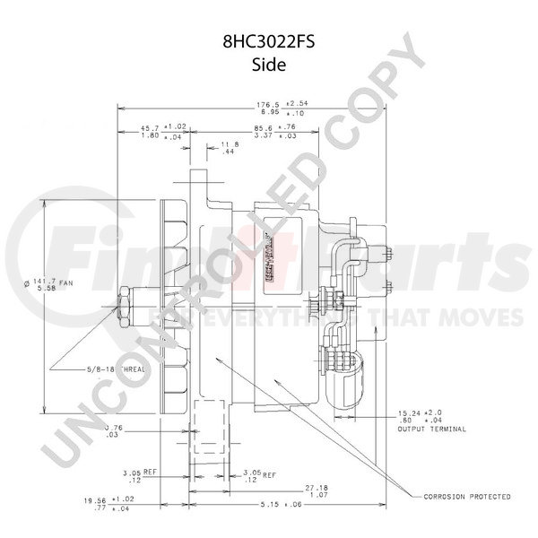 Leece Neville 8HC3022FS Alternator + Cross Reference | FinditParts