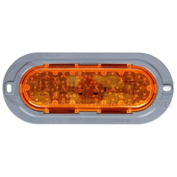 60272Y by TRUCK-LITE - 60 Series Turn Signal Light - LED, Yellow Oval ...