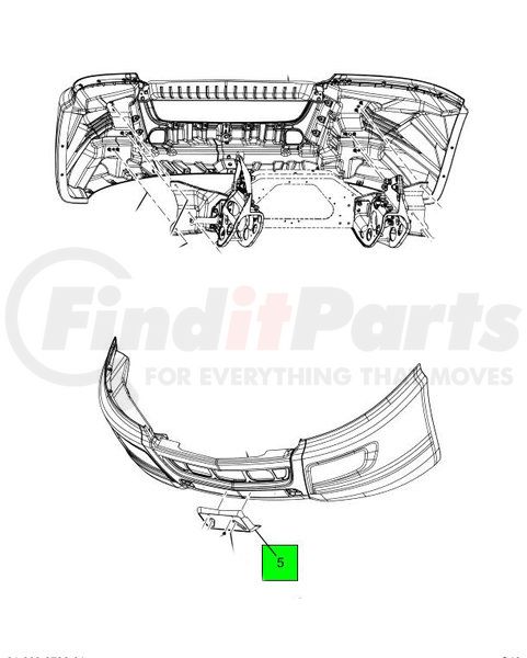 Navistar 4169766C92 Bumper | FinditParts